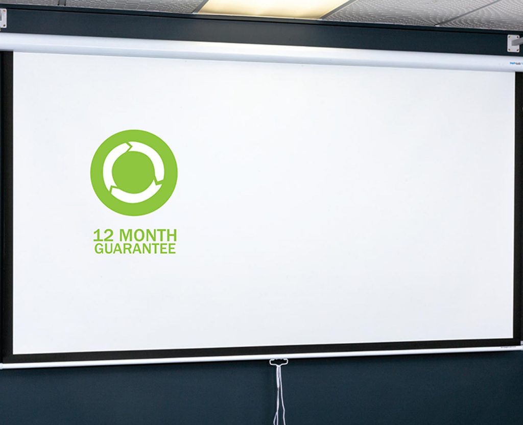 Classic Manual Pull-Down Projection Screen - Boyd Workspaces